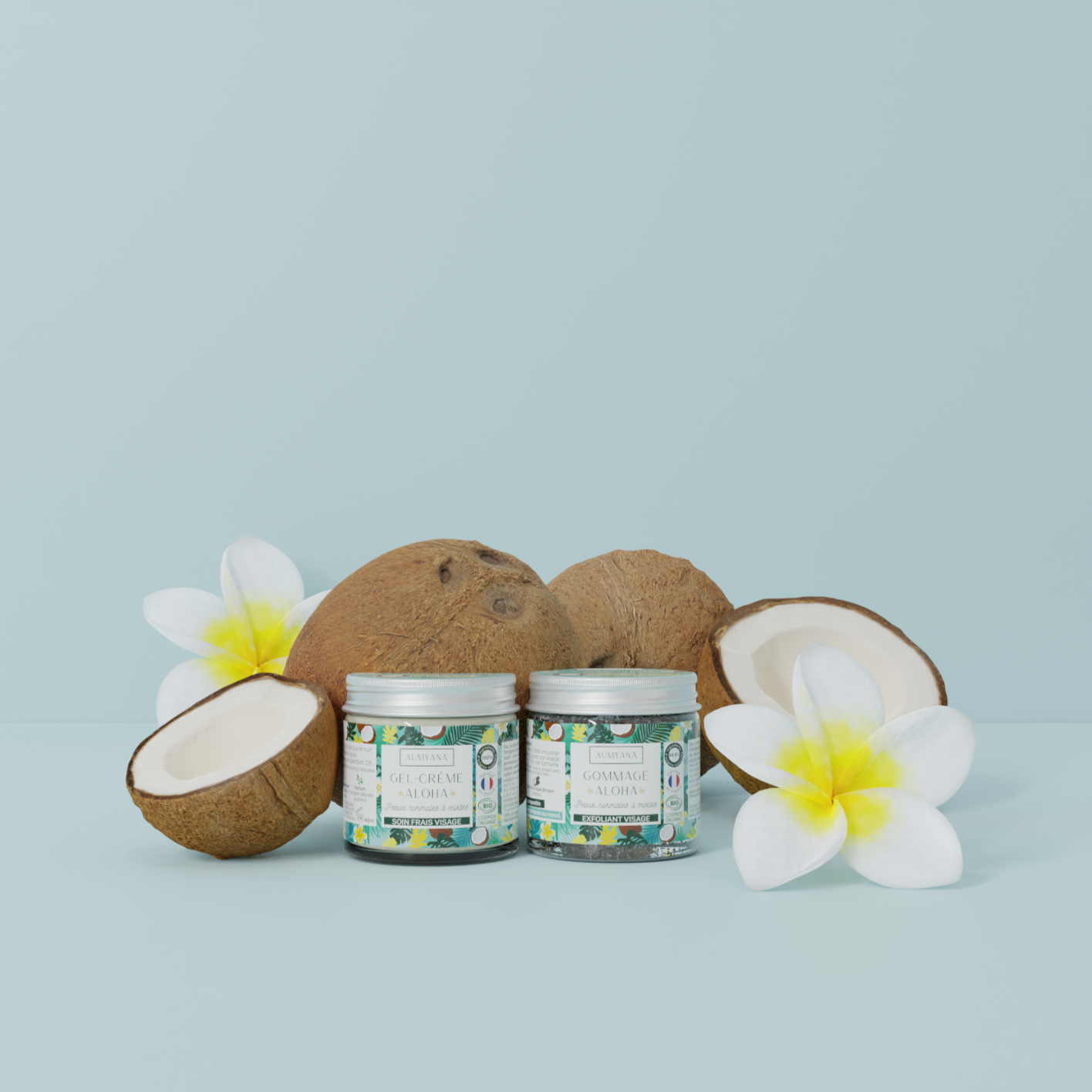 Pack Visage - 1 gel-crème + 1 gommage – Aumyana